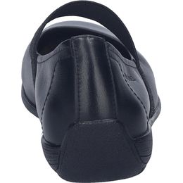 Josef Seibel Damen Ballerina "Fenja 25", Gr. 42, schwarz, Leder, unifarben, Schuhe, Slipper, Komfortschuh in Schuhweite G (=weit)