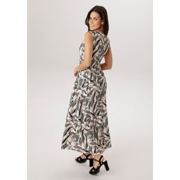 Damen Sommerkleid, bunt, Gr. 40, Aniston SELECTED, bedruckt, gemustert, gestreift, Jersey, Obermaterial: 95% Viskose, 5% Elasthan, Kleider, mit zwei