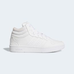 Damen Sneaker "HOOPS MID CLASSIC", adidas Sportswear, Gr. 41cloud wei&szlig;, ftwr wei&szlig;, grau two, Synthetik, Schuhe