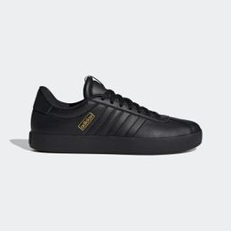 Herren Sneaker "VL COURT 3.0", adidas Sportswear, Gr. 44,5, schwarz, Synthetik, Schuhe, inspiriert vom Design des adidas samba