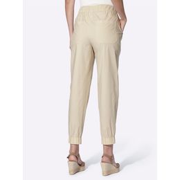 Heine Damen 7/8-Hosesand, Gr. 36, unifarben, 98% Baumwolle, 2% Elasthan, Hosen
