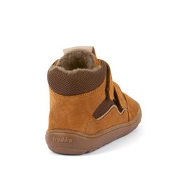 froddo Kinder Barfu&szlig;schuh "BAREFOOT TEX WOOL", Gr. 23, braun, Textil, Veloursleder, Schuhe, Boots, Sneaker, Trekkingschuh mit TEX-Membrane