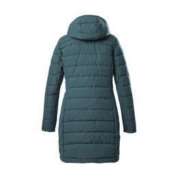 Killtec Damen Steppmantel "Skane WMN Quilted PRK", gr&uuml;n, Gr. 50, Oberstoff: 100% Polyester, Futter: 100% Polyester, Wattierung: 100% Polyester,
