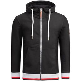 Alessandro Salvarini Zip-Up Hoodie male Black size XXL