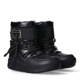 Tommy Hilfiger M&auml;dchen Winterboots, Gr. 30schwarz, Textil, Schuhe, Snowboots, Kinderstiefel mit Warmfutter