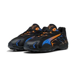 Puma Damen Sneaker "INHALE", Gr. 46Puma schwarz, orange glo, Textil, mehrfarbig, Schuhe