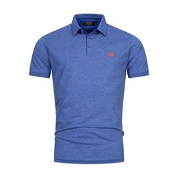 INDICODE JEANS Shirt 'Torrance' Herren Gr&ouml;&szlig;e M blau / orange