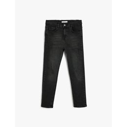 KOTON Jeans Jungen Gr&ouml;&szlig;e 122/128 schwarz