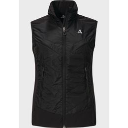Sch&ouml;ffel SCH&Ouml;FFEL Damen Funktionsweste "Hybrid Vt Style Blaueis WMS", schwarz, Gr. 36, Oberstoff: 86% Nylon, 14% Elasthan. Oberstoff Vorderteil: 100% Nylon.