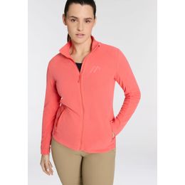 Maier Sports Damen Fleecejacke "DA-MIDLAYERJACKE DENISE JACKET W", pink, Gr. 40, unifarben, Fleece, Obermaterial: 100% Polyester, Jacken, f&uuml;r Sport-