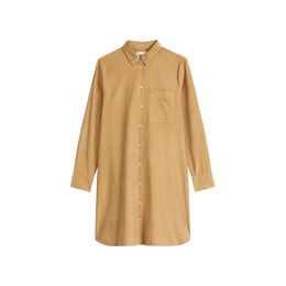 Marc O'Polo MARC O'POLO Damen Hemdblusenkleid "aus Feincord", beige, Gr. 32, unifarben, Obermaterial: 79% Baumwolle, 21% Lyocell, Kleider