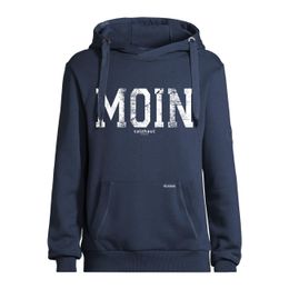 SALZHAUT Herren Kapuzenpullover "Hoodie HEFF - MOIN", blau, Gr. M, Obermaterial: 55% Baumwolle CO. 45% Polyester PES., Pullover