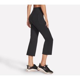 Skechers Damen 3/4-Leggings "GOWALK PANT LITE"schwarz, Gr. S, Obermaterial: 88% Nylon, 12% Elasthan, Hosen, 3/4-L&auml;nge, in Leggings-Form, aus Nylon