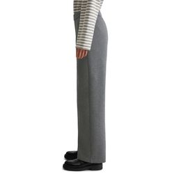 Marc O'Polo MARC O'POLO Damen Jerseyhose "aus Organic Cotton-Mix", grau, Gr. 42, unifarben, Obermaterial: 91% Baumwolle, 9% Polyester, Hosen