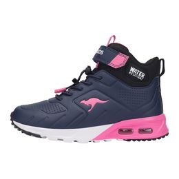 Kangaroos M&auml;dchen Sneaker "KX-Molbo Mid EV", Gr. 28, blau, Synthetik, Schuhe, Wasserabweisend,Winterschuhe, Schn&uuml;rboots, Sneakerboots