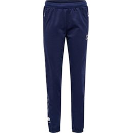 Hummel Sporthose 'Move Grid' Damen Gr&ouml;&szlig;e XXL dunkelblau / wei&szlig;