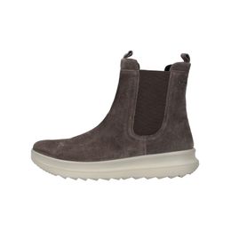 Legero Damen Stiefelette "Legero Stiefelette Veloursleder", Gr. 37,5grau, Veloursleder, Schuhe