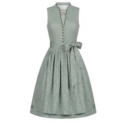 N&uuml;bler N&Uuml;BLER Damen Dirndl "Dirndl midi Gabriela", gr&uuml;n, Gr. 34, Obermaterial: 100% Baumwolle CO., Kleider