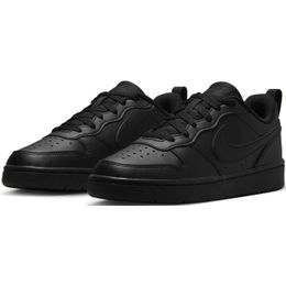 Nike Sportswear M&auml;dchen Sneaker "Court Borough Low Recraft", Gr. 39, schwarz, Synthetik, Textil, Schuhe, Design auf den Spuren des Air Force 1, f&uuml;r