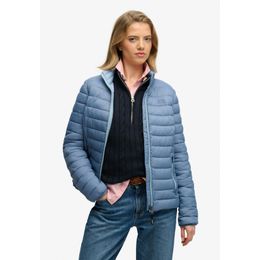 Superdry Damen Steppjacke "Fuji Lite Padded Jacket", blau, Gr. M, unifarben, Steppware, Obermaterial: 100% Nylon, Jacken, aus Nylon, normale