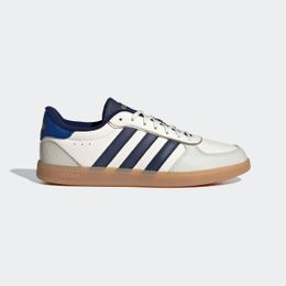 Damen Sneaker "BREAKNET SLEEK", adidas Sportswear, Gr. 40core wei&szlig;, dunkelblau, royal blau, Leder, Synthetik, Schuhe