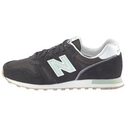 New Balance Damen Sneaker "373", Gr. 39schwarz, schwarz cement, mosaic gr&uuml;n, Leder, Textil, mehrfarbig, Schuhe