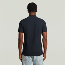 G-Star Raw G-STAR Herren Poloshirt "Dunda Slim Fit"salute, Gr. S, unifarben, Piqu&eacute;, Obermaterial: 95% Baumwolle, 5% Elasthan, Shirts, Logostickerei auf der Brust
