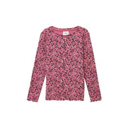 s.Oliver JUNIOR M&auml;dchen Langarmshirtberry, Gr. 116, bedruckt, Jersey, Obermaterial: 95% Baumwolle, 5% Elasthan, Shirts, mit All-Over Print