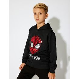 KOTON Sweatshirt Jungen Gr&ouml;&szlig;e 146/152 rot / schwarz / wei&szlig;