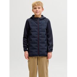 Jack & Jones Kinder Steppjacke "JJEPERFECT HYBRID JACKET NOOS JNR"navy blazer, Gr. 152, JACK & JONES JUNIOR, unifarben, Web, Obermaterial: 100% Polyester, Jacken,