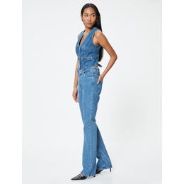 KOTON Jeans Damen Gr&ouml;&szlig;e 26 blue denim