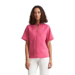 Marc O'Polo MARC O'POLO Damen Kurzarmbluse "aus leichter Qualit&auml;t", rosa, Gr. 38, unifarben, Obermaterial: 100% Leinen, Blusen