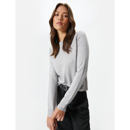 KOTON Pullover Damen Gr&ouml;&szlig;e M grau