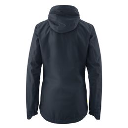 Gonso Damen Fahrradjacke "SAVE JACKET ESSENTIAL W", blau, Gr. 42, 100% Polyester, Jacken, Damen Regenjacke wind- und wasserdicht, Radjacke mit Kapuze