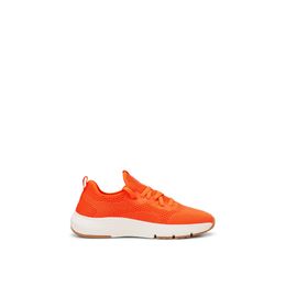 Marc O'Polo MARC O'POLO Damen Sneaker "aus recyceltem Polyester", Gr. 41, orange, Obermaterial: 100% Polyester, unifarben, Schuhe