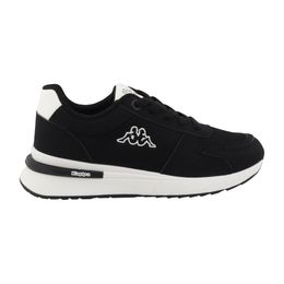 Kappa Damen Sneaker "EJLA", Gr. 39, schwarz-wei&szlig;, Synthetik, Schuhe