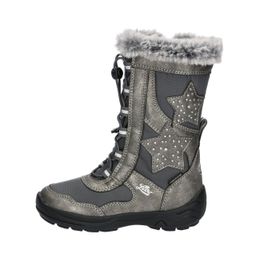 Lico M&auml;dchen Winterboots "Winterboot Cathrin", Gr. 26, grau, Synthetik, Schuhe