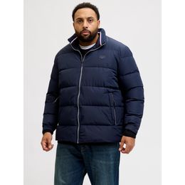 Jack & Jones PlusSize Damen Steppjacke "JPRBLUALVES PUFFER PLS"navy blazer, Gr. 5XL, JACK & JONES PLUSSIZE, unifarben, Web, Obermaterial: 100% Polyester, Jacken