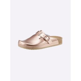 MUBB Damen Clog, Gr. 40, rosa, Glattleder, Schuhe