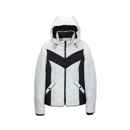 Madeleine Mode MADELEINE Damen Outdoorjacke "Jacke Steppjacke im Kontrast-Look", wei&szlig;, Modern, Gr. 34, Obermaterial: 100% Polyester PES., Jacken