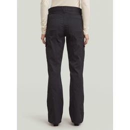 G-Star Raw G-STAR Damen Cargohose "Festliche Bootcut-Hose", schwarz, Gr. 29, Obermaterial: 75% Polyester, 25% Elastomultiester, Hosen