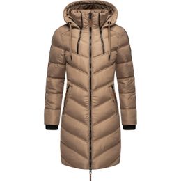 Marikoo Damen Wintermantel "Armasa", grau, Gr. L, Oberstoff: 100% Polyester; Futter: 100% Polyester; Wattierung: 100% Polyester; &Auml;rmelfutter: 100%