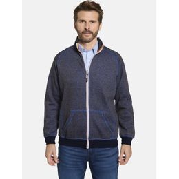 Babista Herren Sweatjacke "Sweatjacke NORIELLO", blau, Gr. XXL, Obermaterial: 60% Baumwolle CO. 40% Polyester COOLMAX PES(Coolmax)., Sweatjacken