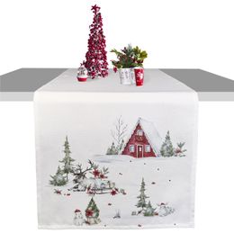 Tischl&auml;ufer OTTO HOME, B:170cm L:50cm, bunt, Polyester, Tischdecken, "Lealux"