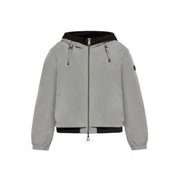 Gil Bret Damen Sommerjacke "Damen mit Kapuze", grau, Gr. 44, Obermaterial: 100% Polyester. Besatz: 45% Viskose, 37% Polyester, 10% Modal, 8%