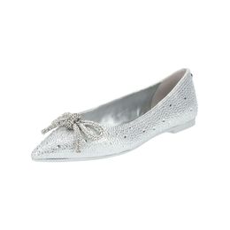 Steve Madden Damen Ballerina "Steve Madden Ballerinas Textil", Gr. 37, silber, Textil, Schuhe