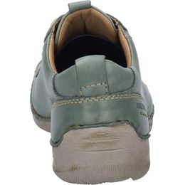 Josef Seibel Damen Schn&uuml;rschuh "Fergey 56", Gr. 44, gr&uuml;n, Leder, Schuhe, Halbschuh, Komfortschuh mit Wechselfu&szlig;bett, Weite G (=weit)