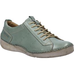 Josef Seibel Damen Schn&uuml;rschuh "Fergey 56", Gr. 42, gr&uuml;n, Leder, Schuhe, Halbschuh, Komfortschuh mit Wechselfu&szlig;bett, Weite G (=weit)