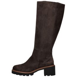 Paul Green Damen Stiefel "Paul Green Stiefel Veloursleder", Gr. 37,5, braun, Veloursleder, Schuhe