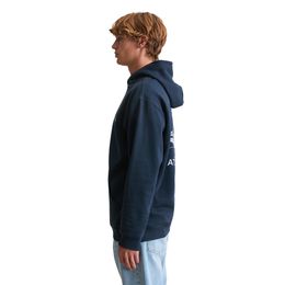 Marc O'Polo Herren Sweatshirt "mit gro&szlig;em R&uuml;ckenprint", blau, Gr. S, MARC O'POLO DENIM, unifarben, Obermaterial: 100% Baumwolle, Sweatshirts
